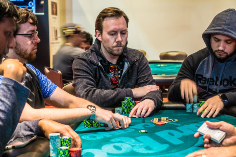 Re-Entry: Justin Sharpe Doubles Through David DiBernardi | Coco Poker