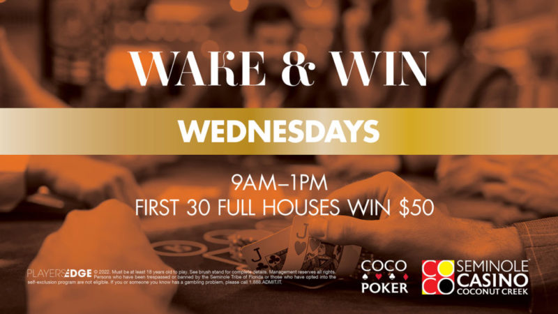 Coco Poker | Seminole Casino Coconut Creek