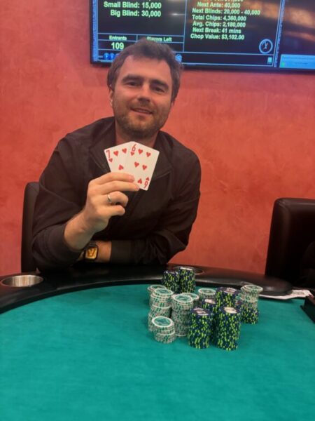 Congratulations to the winner of the Monday Night Double Green Chip ...