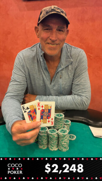 Congratulations to the winner of the Friday night Bounty Tournament ...