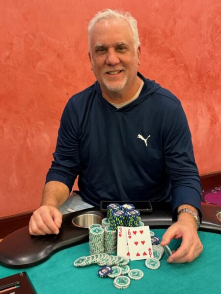 Congratulations to Robert Leff, winner of the Monday Night Double Green ...